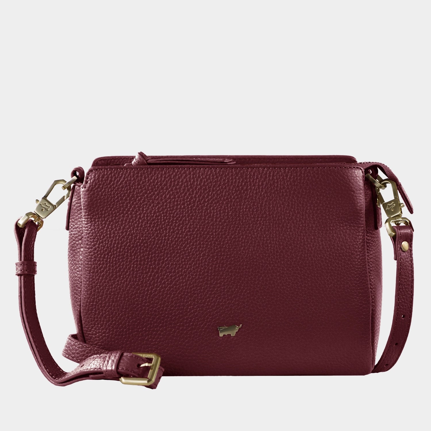 HANNA Umhängetasche RV dark wine | BRAUN BÜFFEL